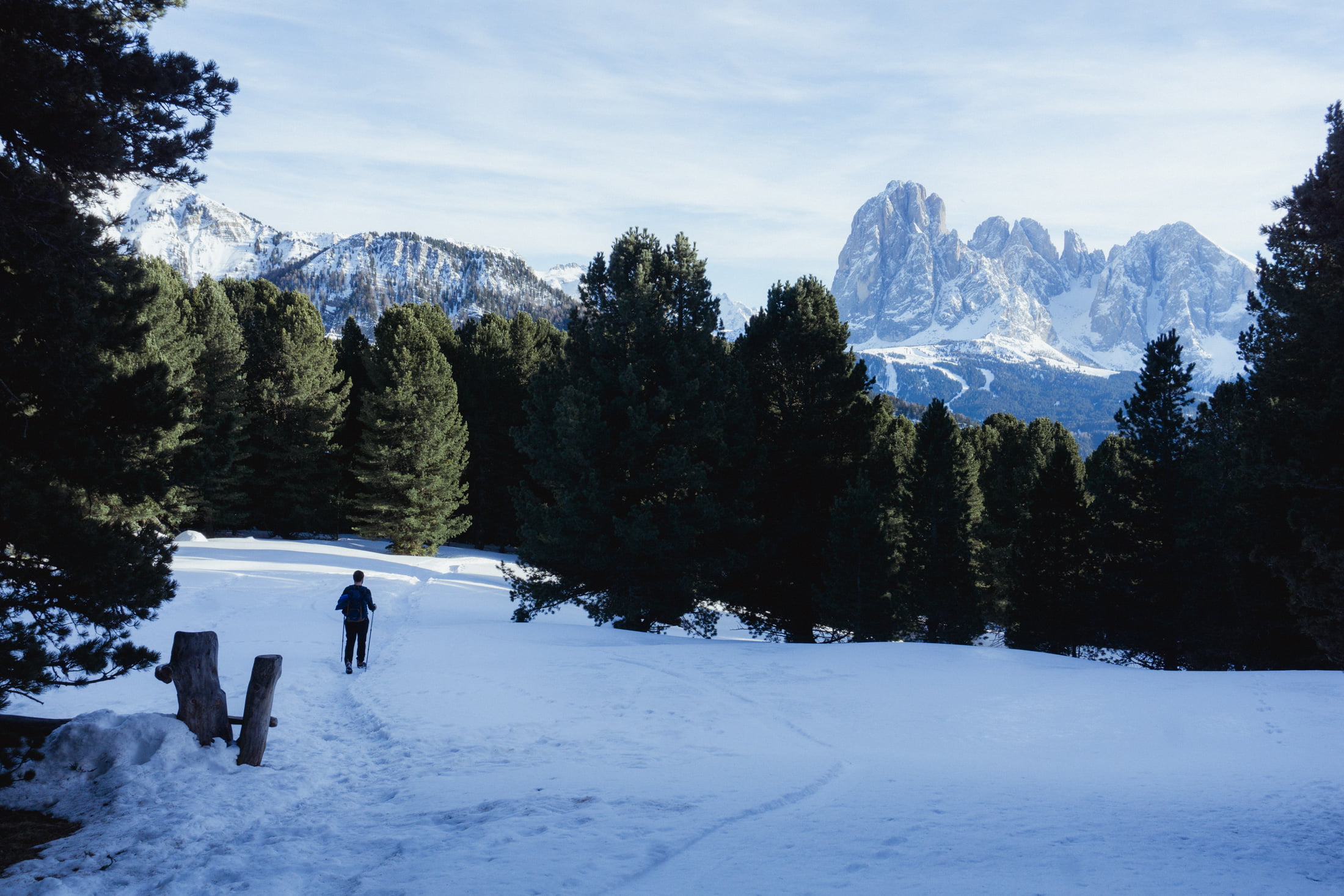 Rifugio Rasciesa: come arrivare in inverno? Splendida gita in Val Gardena