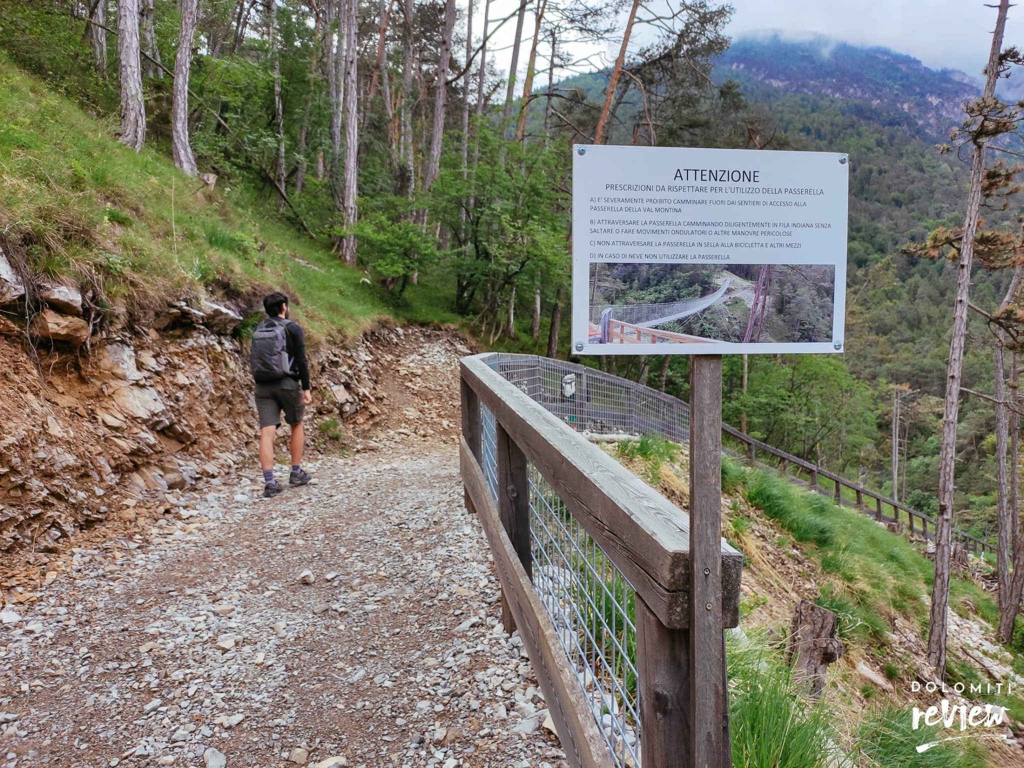 Il ponte tibetano del Cadore: la passerella sospesa di Perarolo e la ...