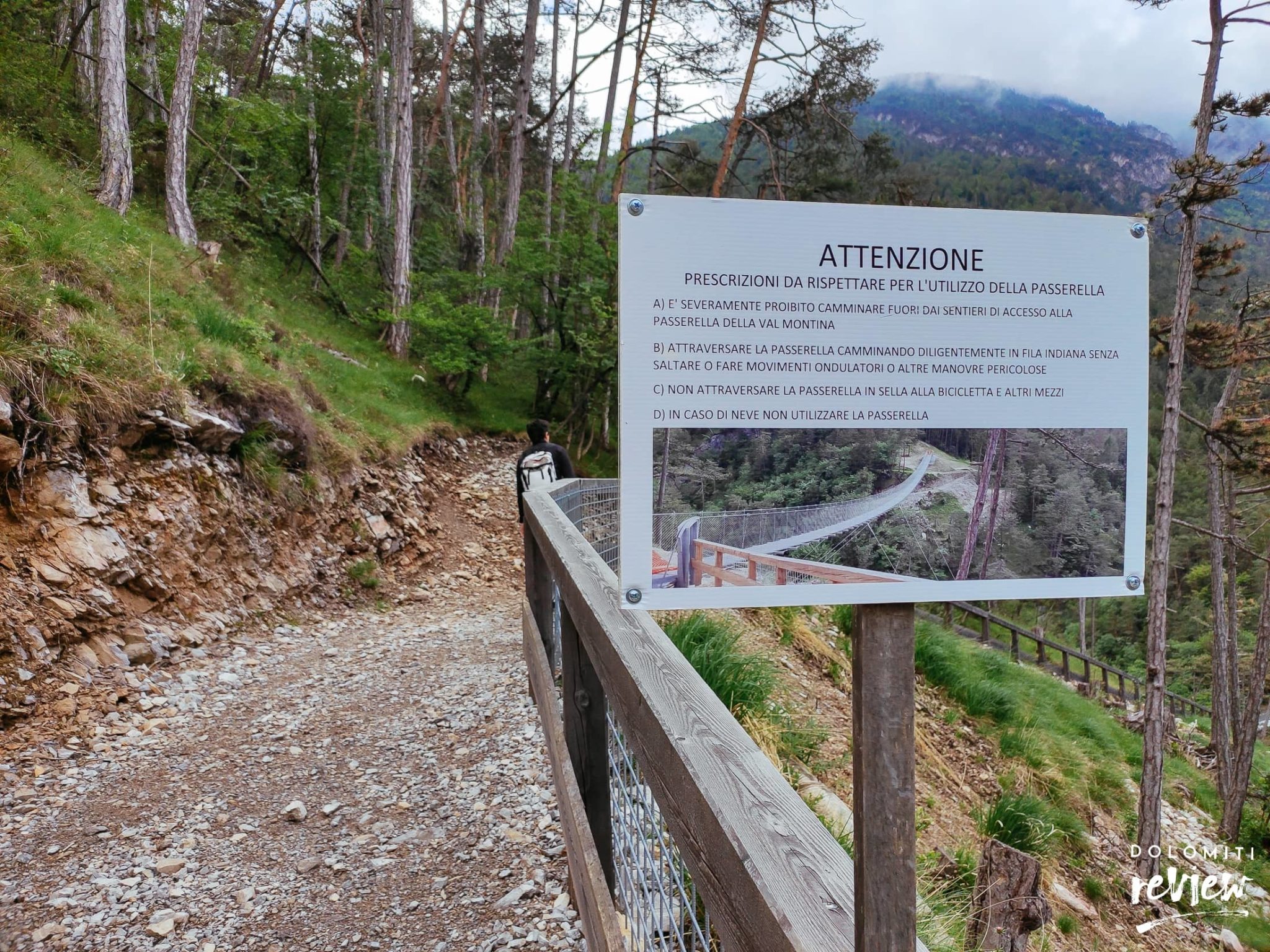 Il ponte tibetano del Cadore: la passerella sospesa di Perarolo e la ...